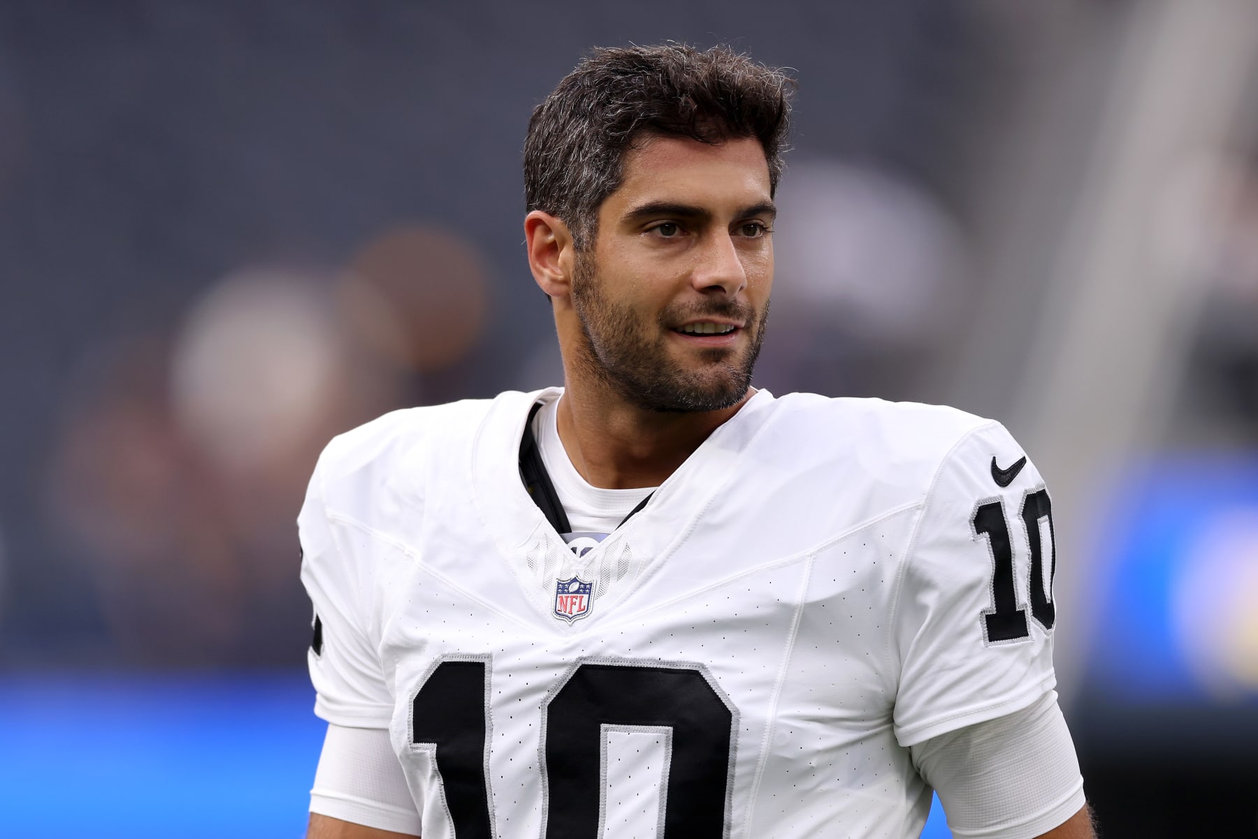 Raiders' Jimmy Garoppolo: 'Felt Good' to Get Hit in 1st Game Since ...