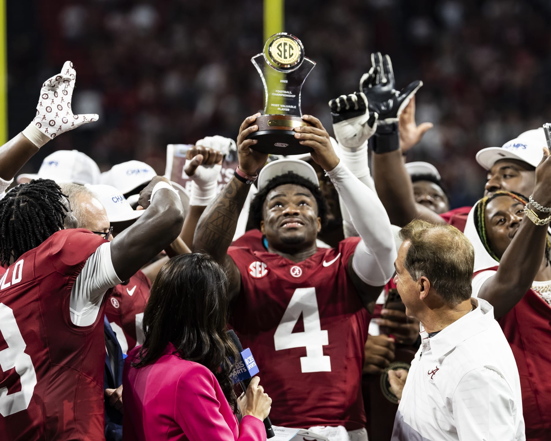 Jalen Milroe, Alabama's Upset of Georgia in 2023 SEC Title Game Draws ...