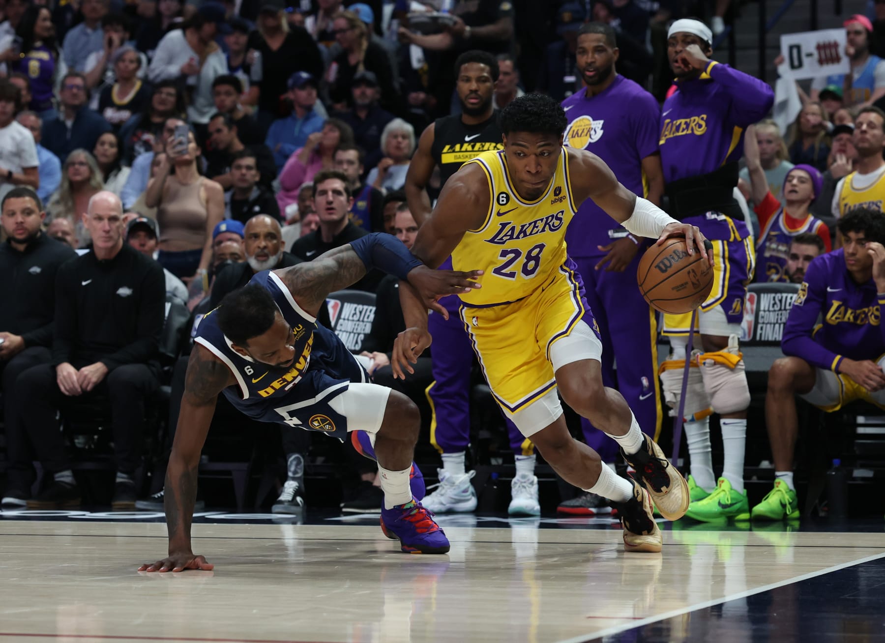 Lakers' Rui Hachimura Says Nuggets 'Don't Have a Rim Protector' After ...
