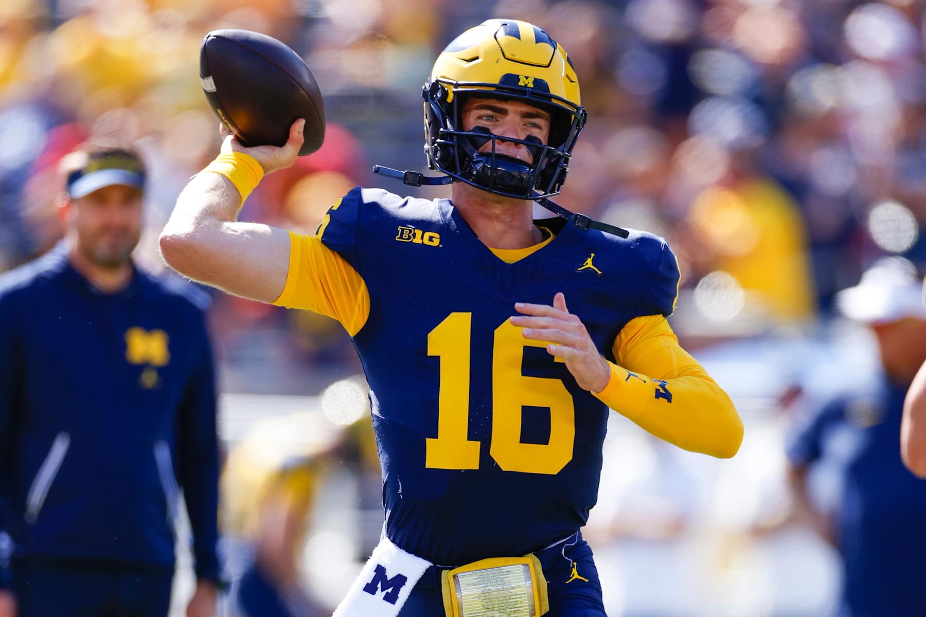 Report: Davis Warren Named Michigan QB1 over Alex Orji for MSU Game by Sherrone Moore