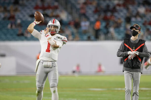 Report: Falcons, Patriots, 49ers to Attend Justin Fields' 2nd OSU Pro ...