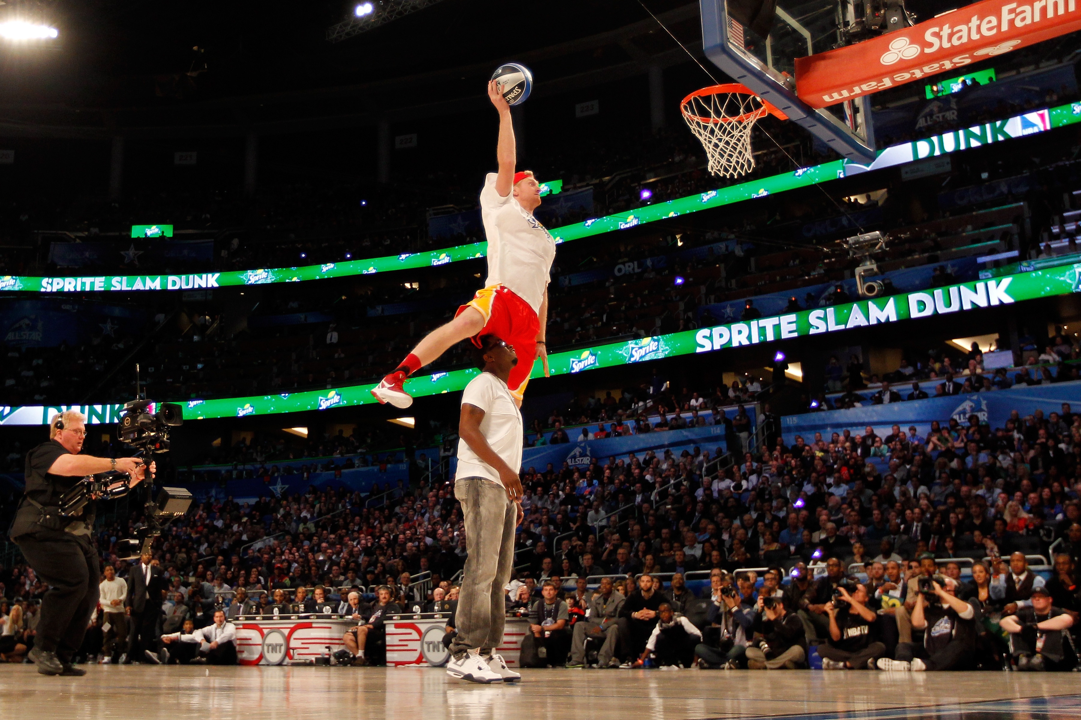 NBA Slam Dunk 2012 Video: Hilarity Ensues as Chase Budinger Jumps over ...