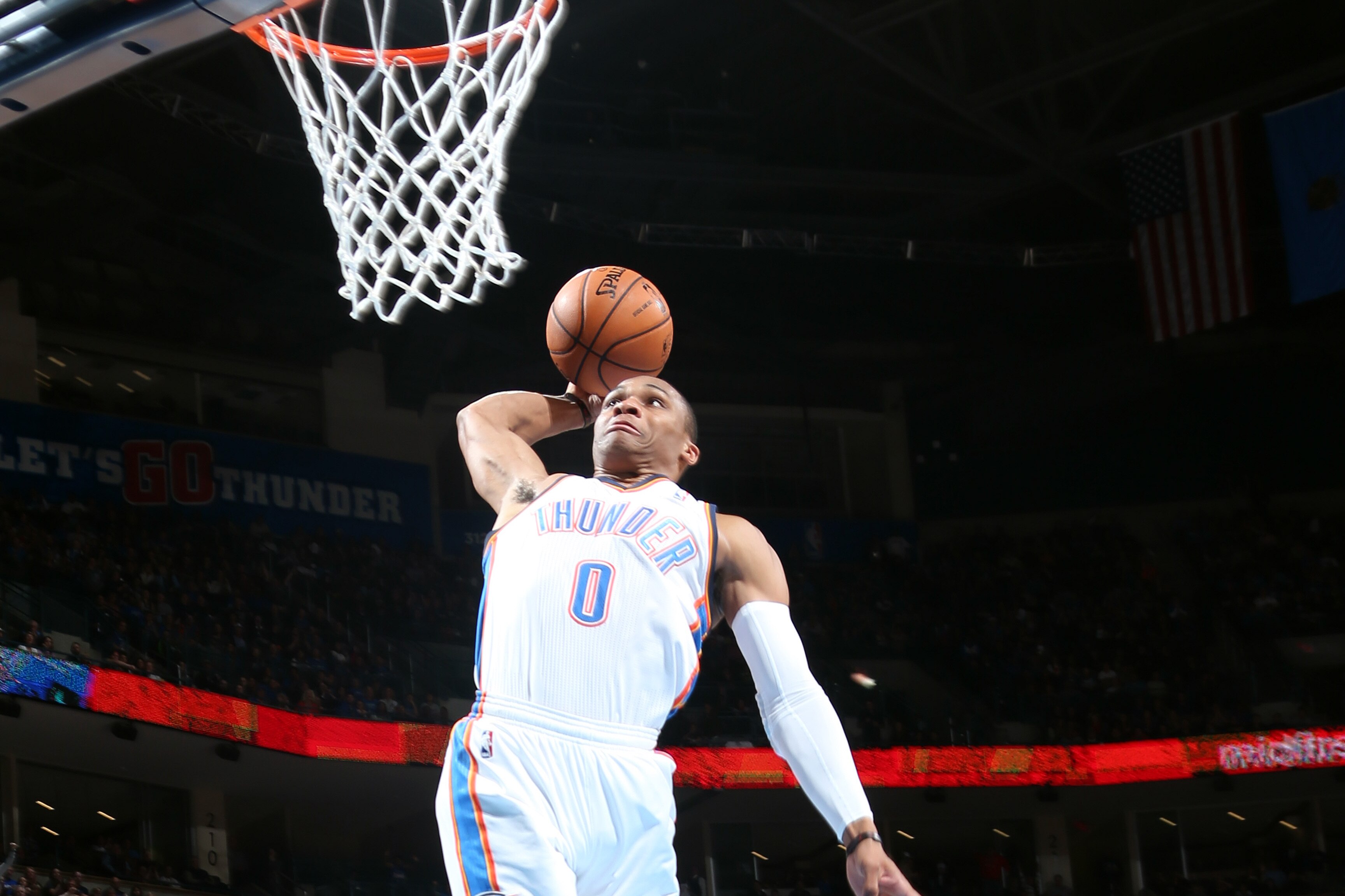 Russell Westbrook Slams Mavs with Coast-to-Coast Dunk | News, Scores ...